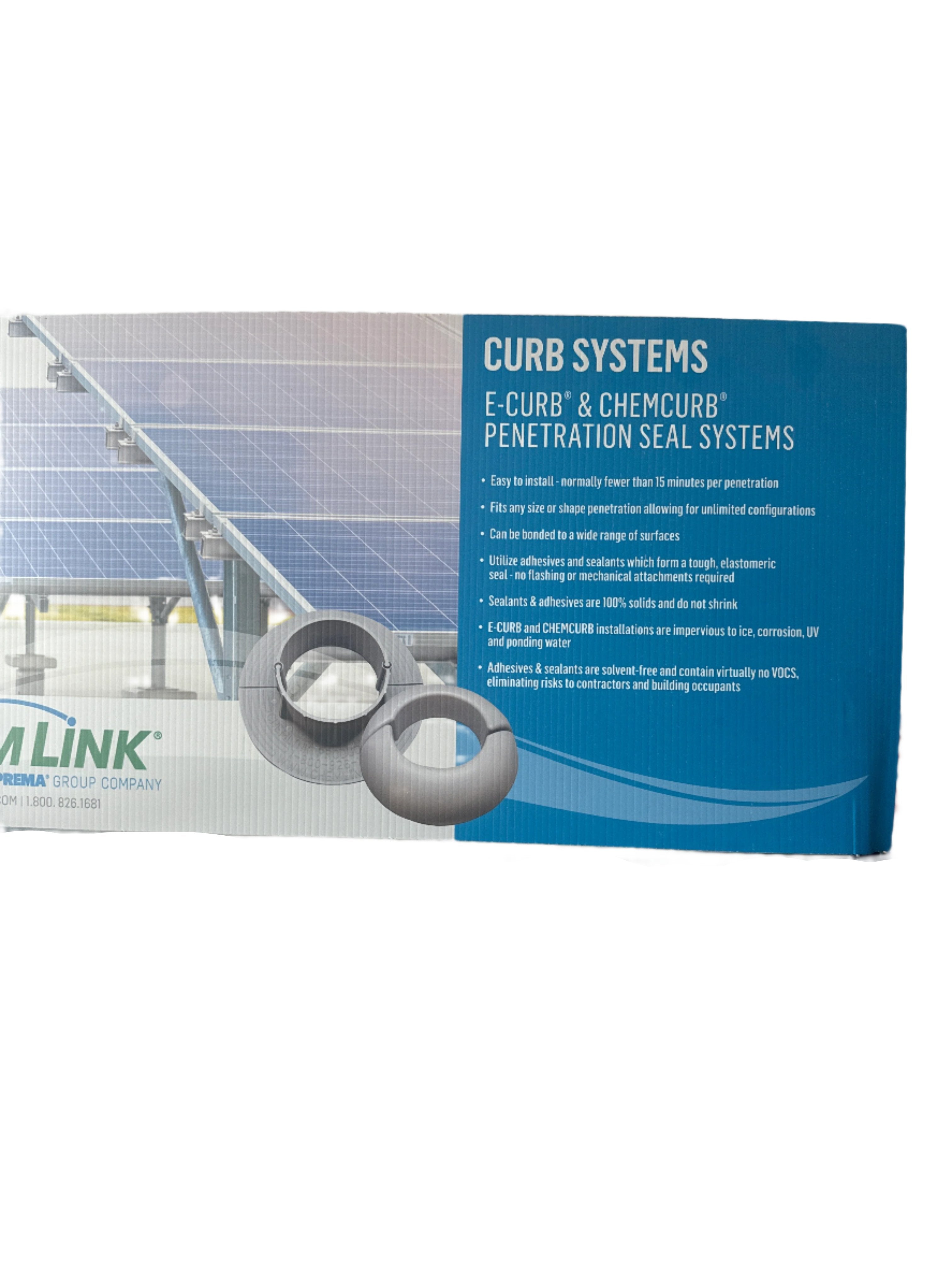 4" Low Slope E-Curb Kit (White) – QR Supply House